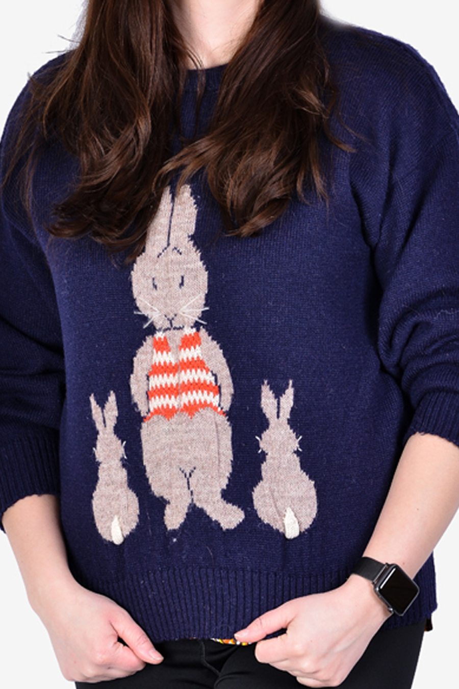 Vintage Rabbit Jumper | Size 14 - Brick Vintage