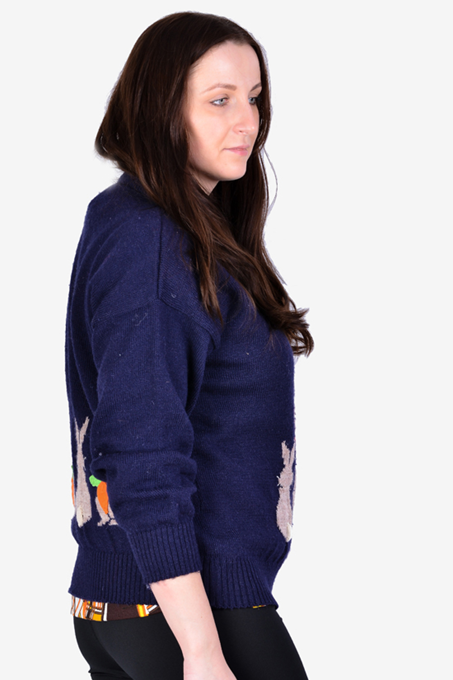 Vintage Rabbit Jumper | Size 14 - Brick Vintage