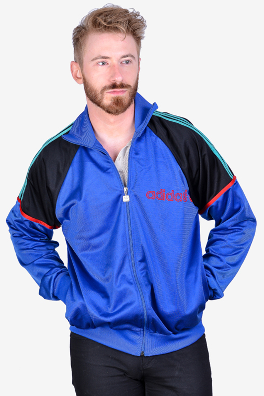 Vintage Adidas Tracksuit Top | Size L - Brick Vintage