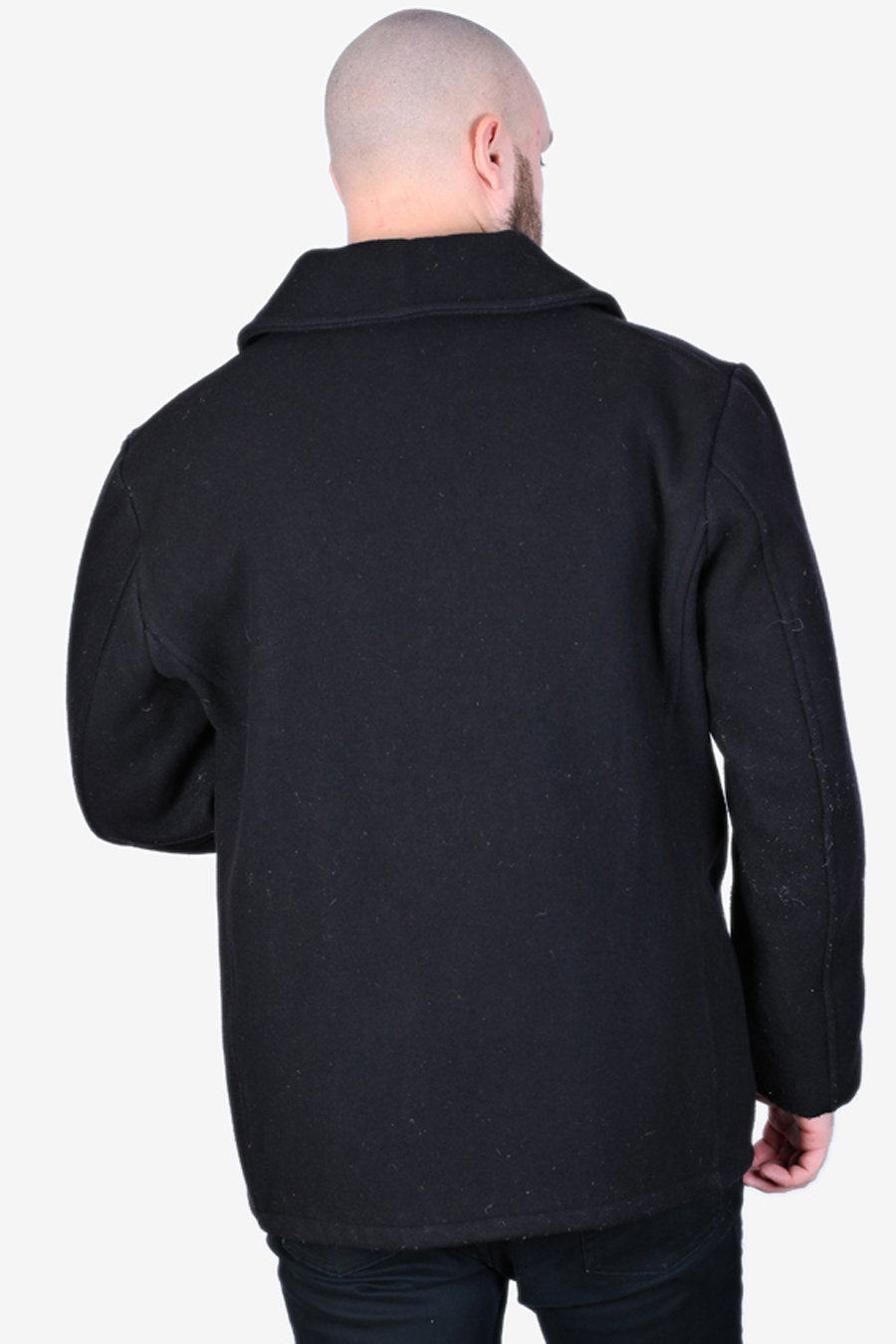 Men's Vintage Pea Coat | Size L - From Brick Vintage