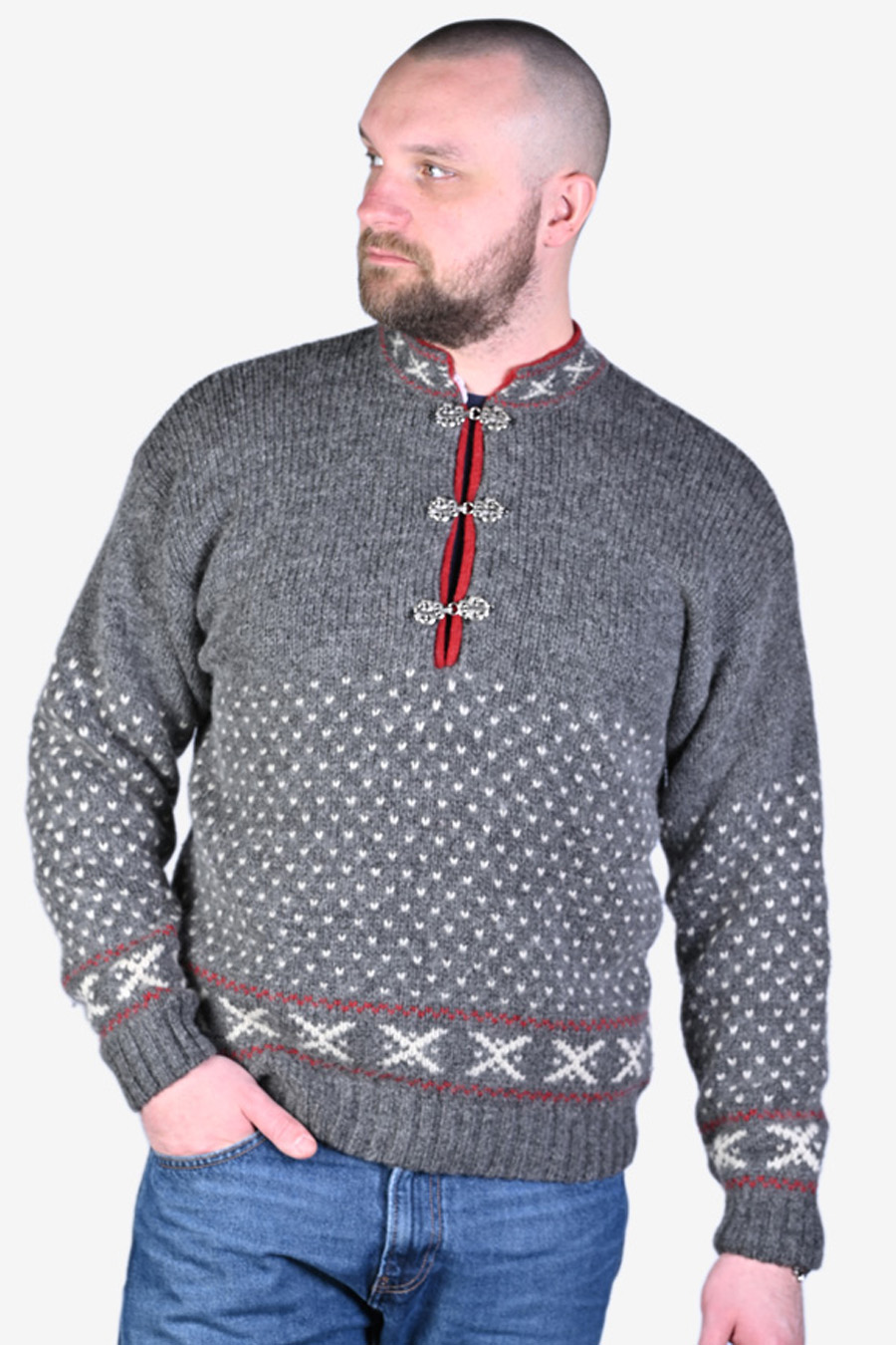 Vintage Nordic Jumper | Size L - Brick Vintage