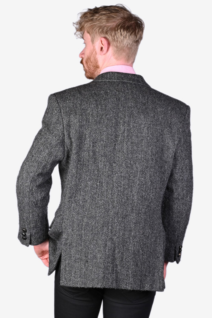 Vintage Men's Harris Tweed Jacket | Size 40 M - Brick Vintage