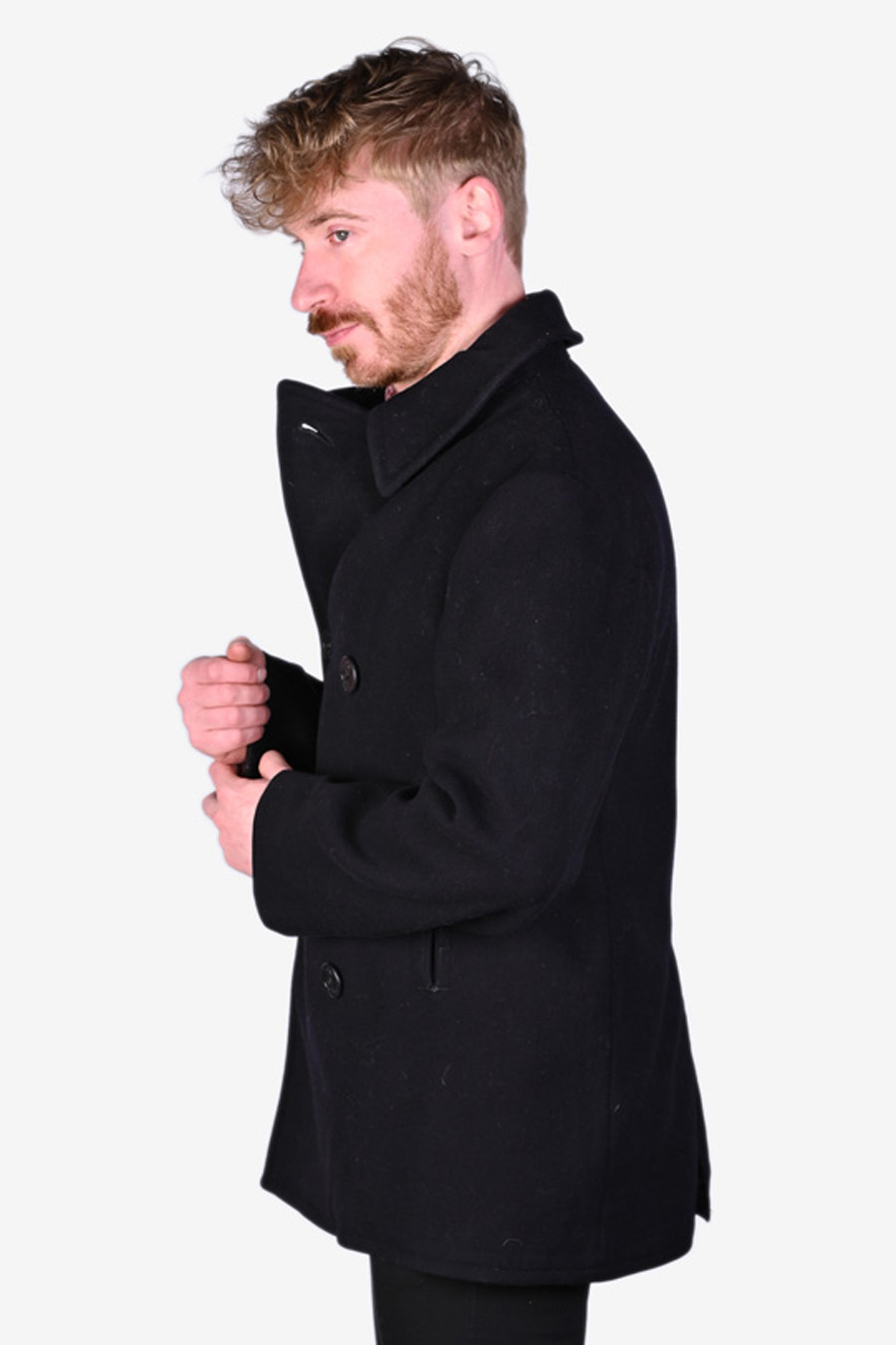 Vintage 1960's US Navy Pea Coat | Size S - Brick Vintage