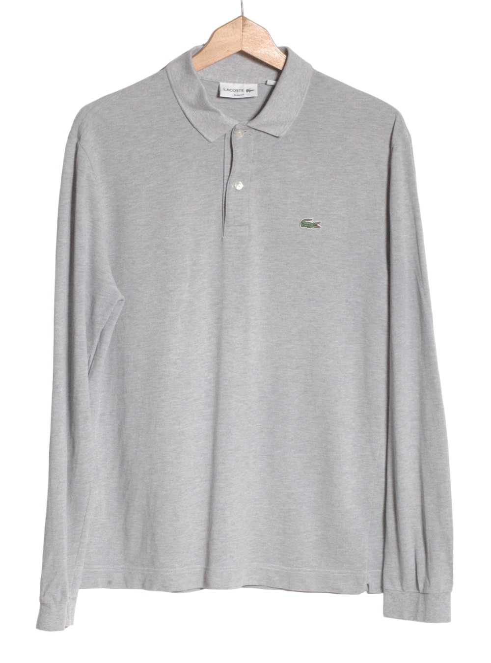 Vintage Lacoste Grey Polo Shirt | Size S - Brick Vintage